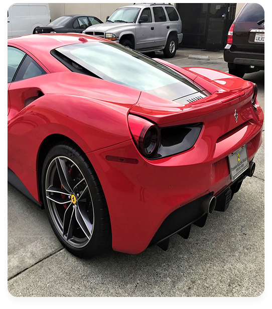 Ferrari Paint Protection Film & Ceramic Coating | Bay Area | MUM Sports